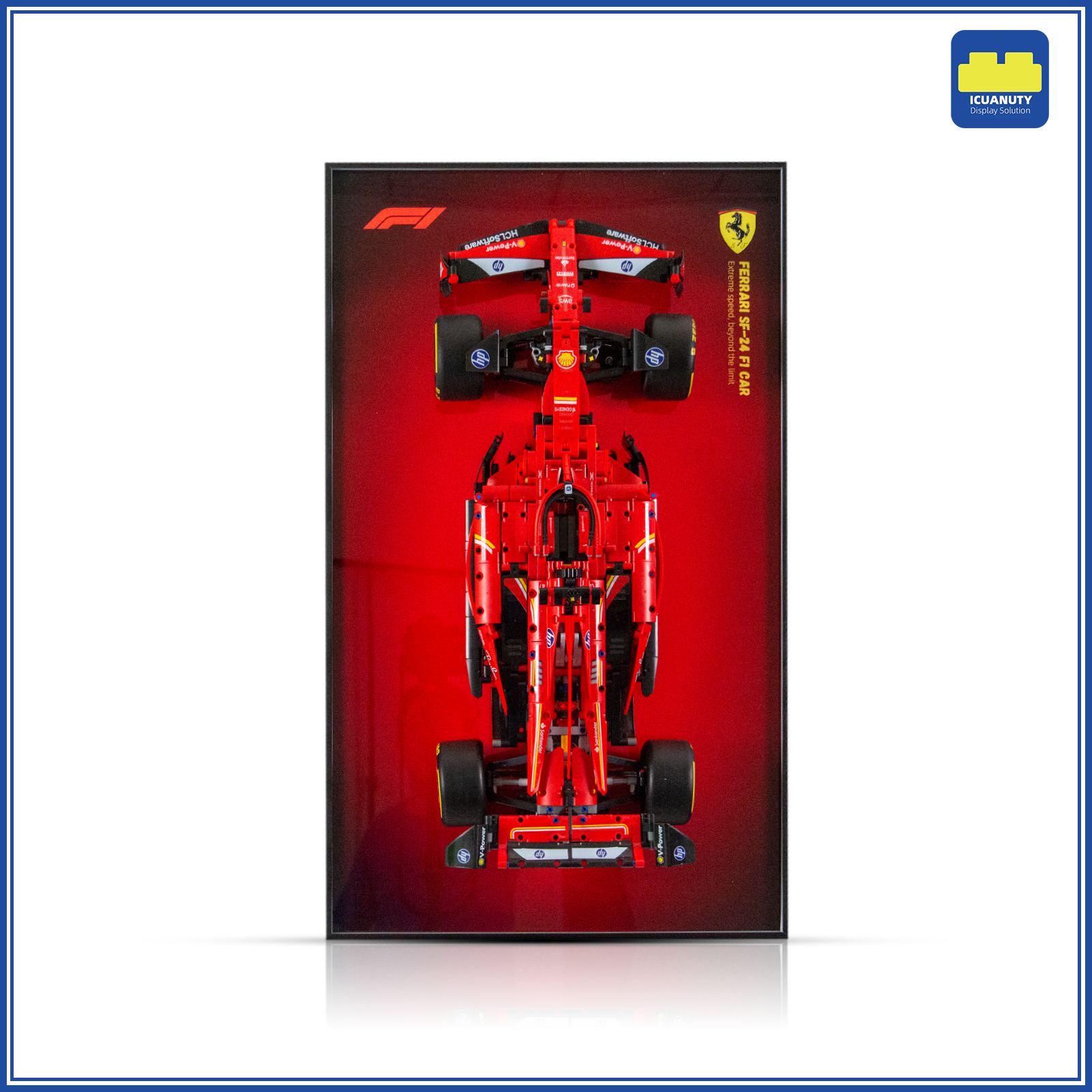 LEGO Formula™ F1 wall display frame – ICUANUTY