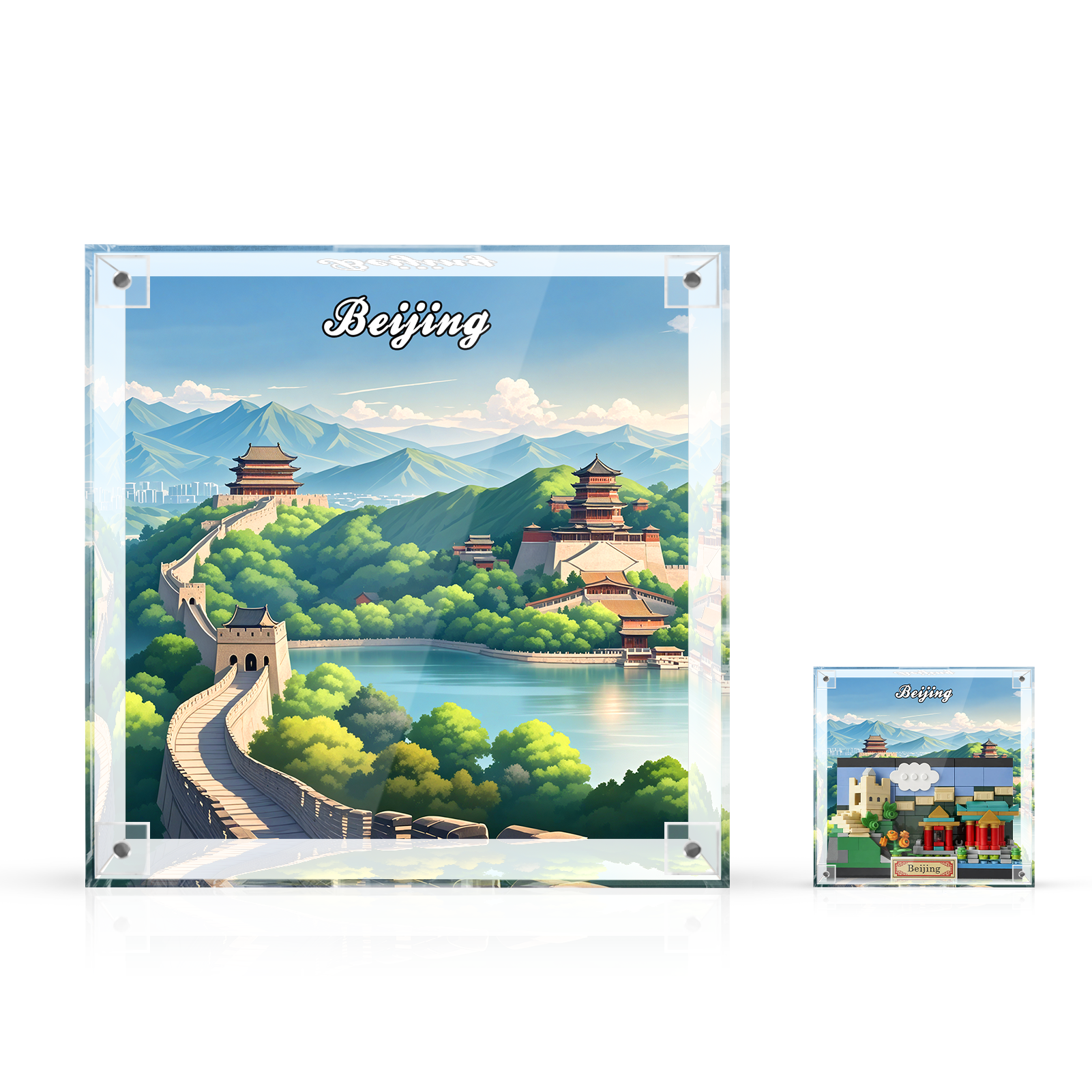 Display Frame for LEGO Beijing Postcard Integrated Acrylic 40654 – 3D ...