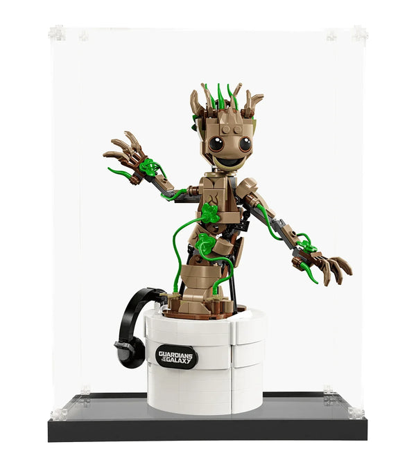 Display case for LEGO Super heroes Dancing Groot 76297 – ICUANUTY