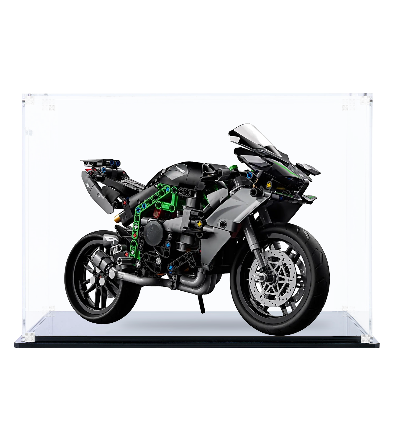 ICUANUTY-Display case for LEGO Kawasaki Ninja H2R Motorcycle 42170