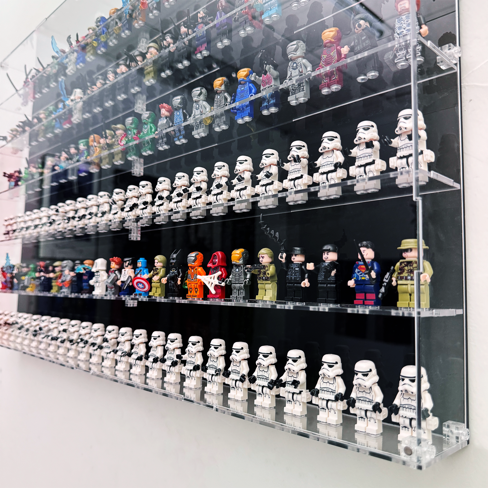 Display Case for LEGO® Minifigures | 6-Tier Universal Showcase (Fits 1 ...