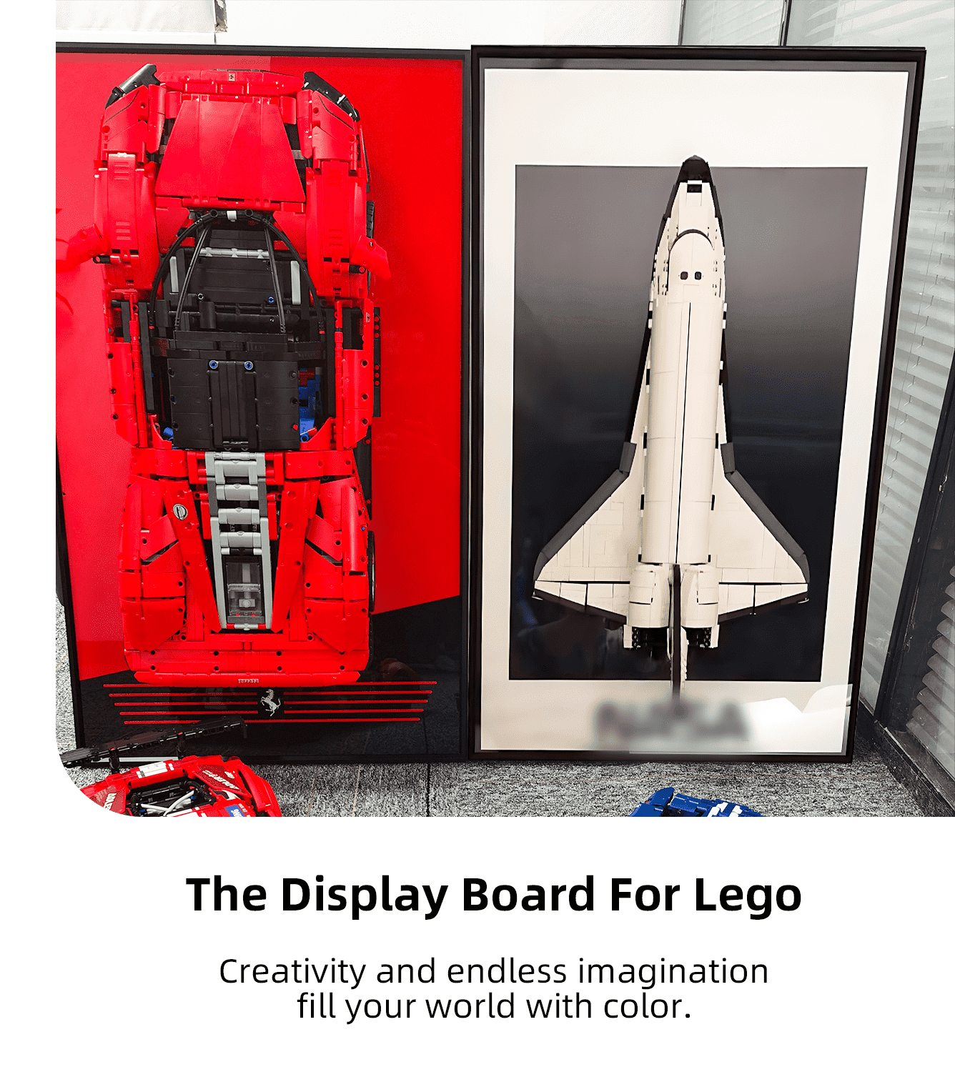 ICUANUTY-Display Wallboard for LEGO® 10283 Icons NASA Space Shuttle ...