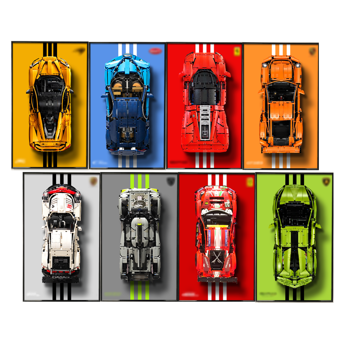LEGO Car Frames to Hang or Mount LEGO Technic Cars – ICUANUTY