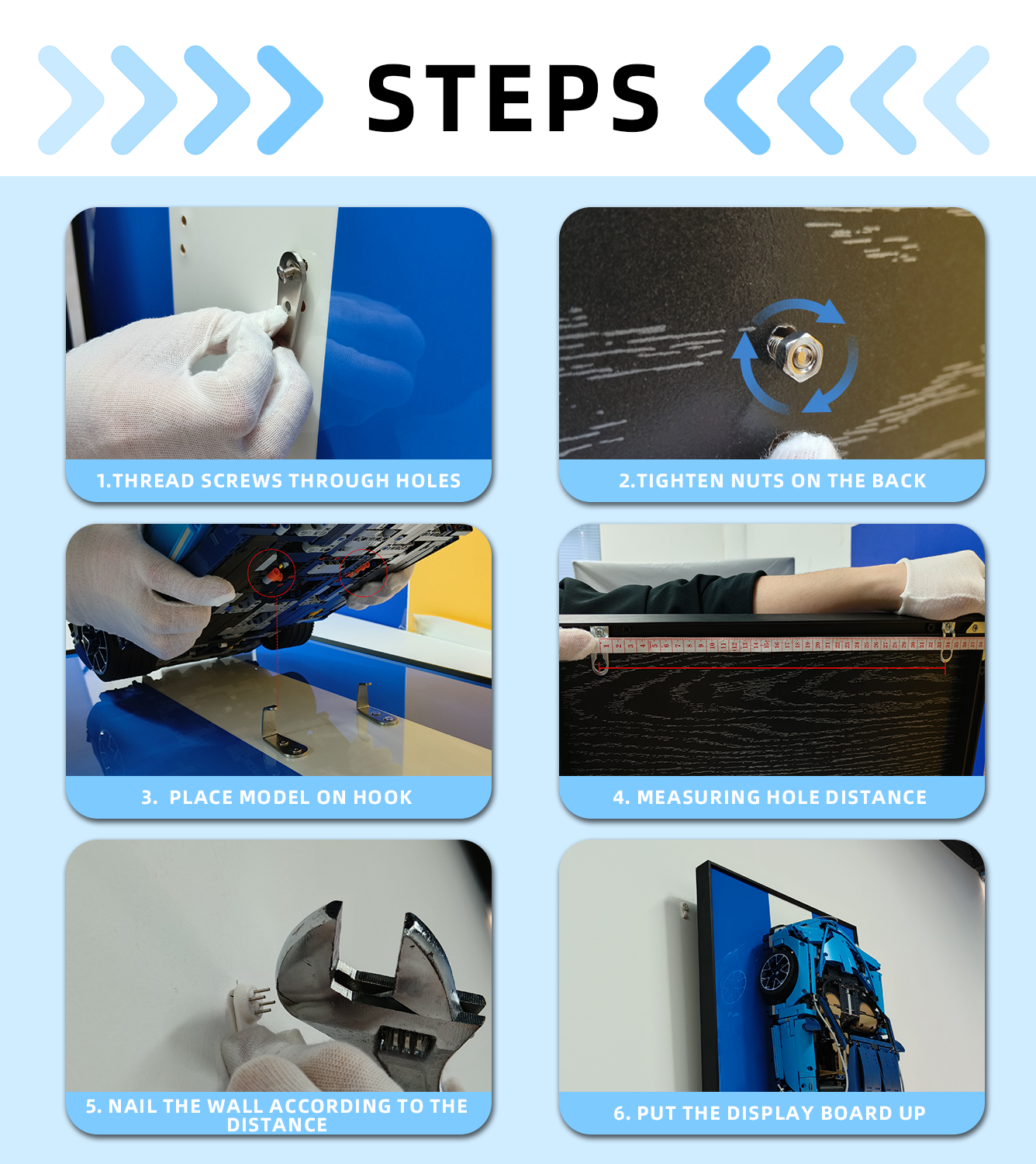 ICUANUTY Display Wall Mount for Lego Technic™ Land Rover Defender 42110